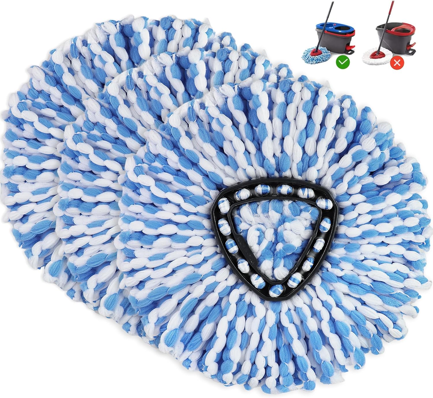 Mop Heads Refill for O-Cedar RinseClean 2 Tank System. – TidyMonster